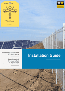 TECHNICAL DOCUMENTATION - Solar Photovoltaic structures support systems